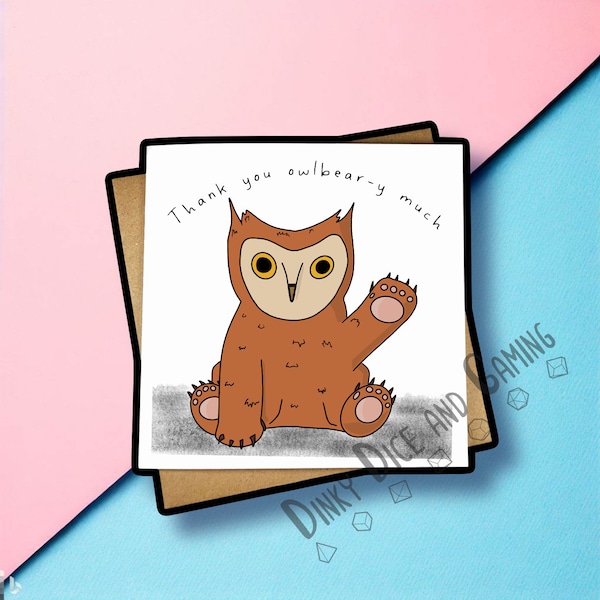 Nerd Thank You Card - Etsy