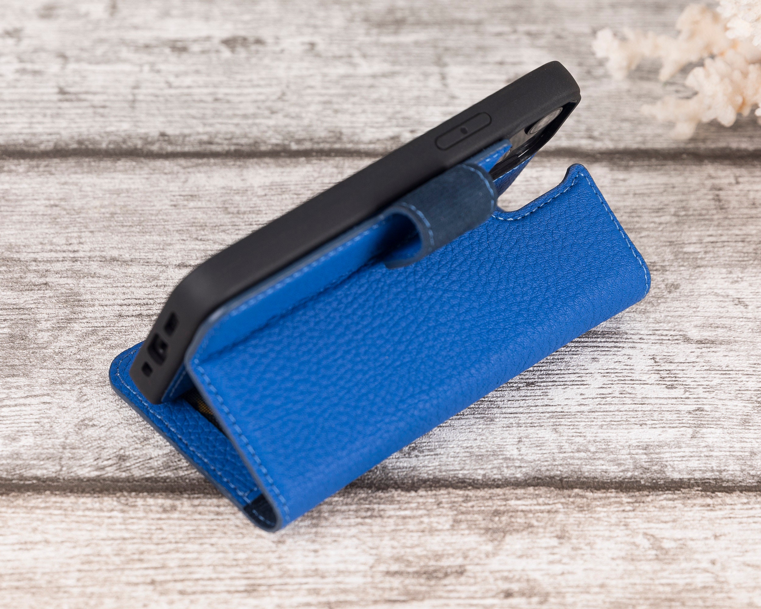 IPhone 13 Mini Magsafe Compatible Detachable Wallet Case, Personalized ...