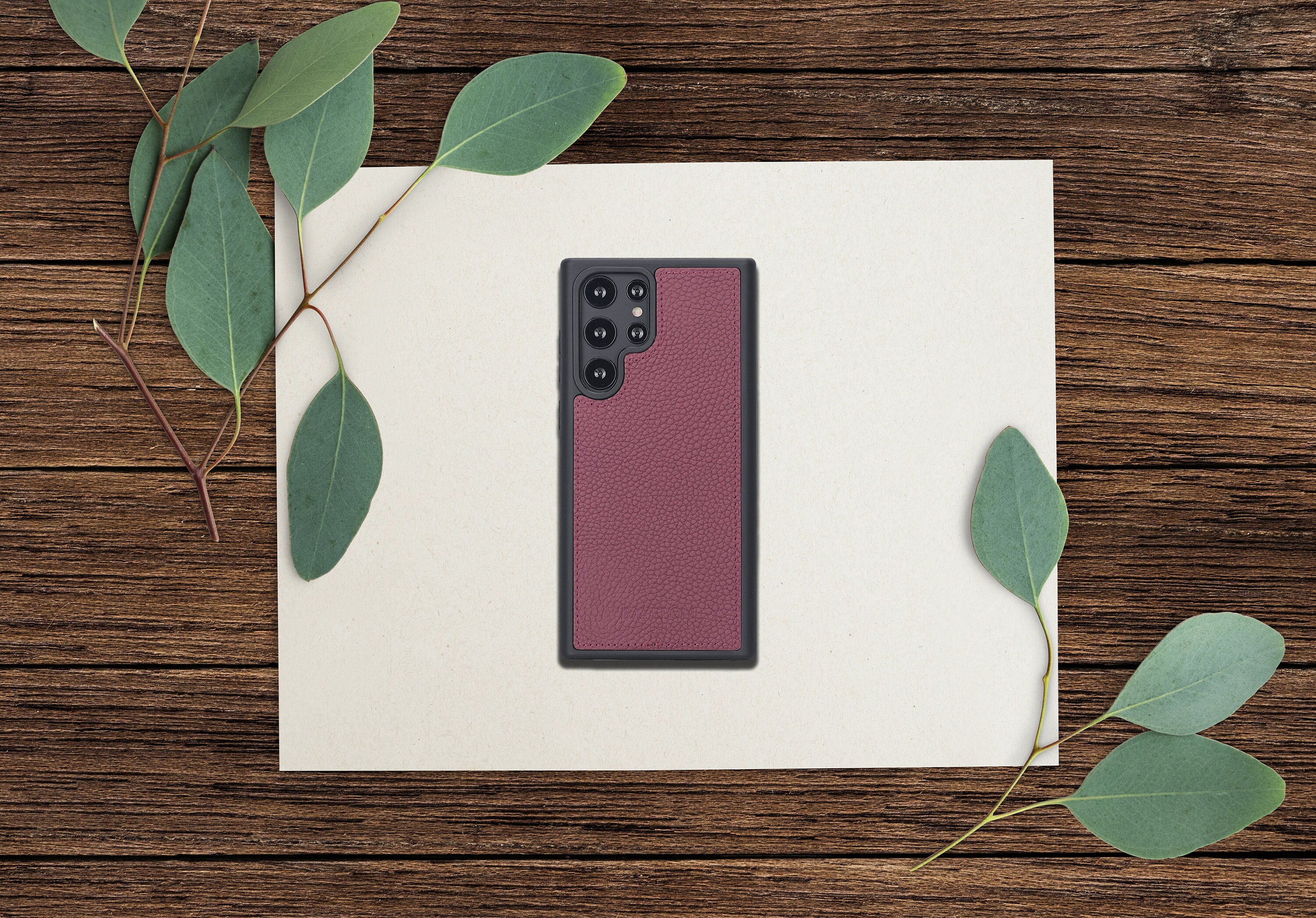 Samsung Galaxy S22 Ultra Case, Leather Case, Flexible Snap-on Back ...