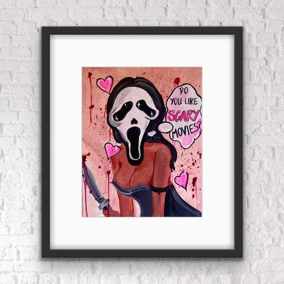 Scream Movie Aesthetic Print | Etsy