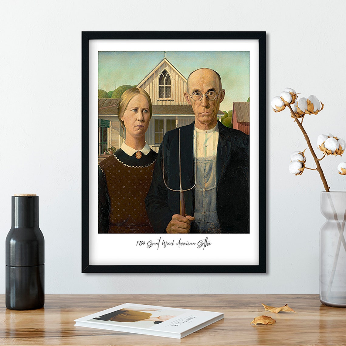 American Gothic Museum Poster Flemish Renaissance Famous Prints - Etsy