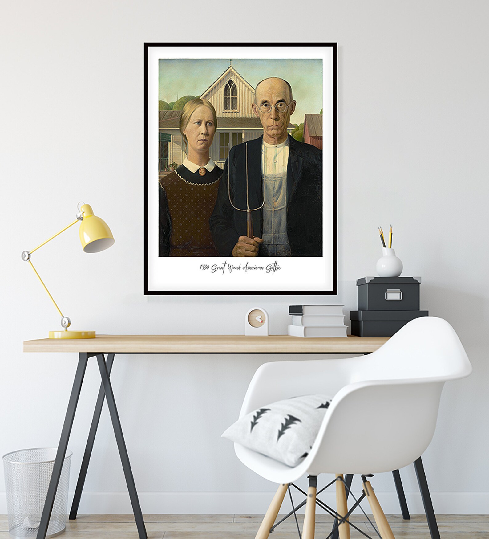 American Gothic Museum Poster Flemish Renaissance Famous Prints - Etsy