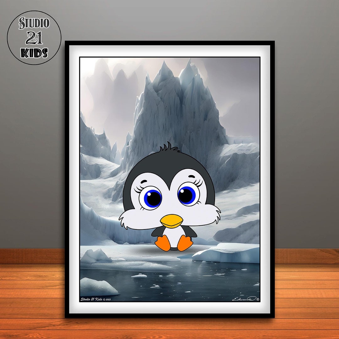 Cartoon Ocean Animal Prints, Nursery Gift, Toddler Wall Art, 2B - Etsy
