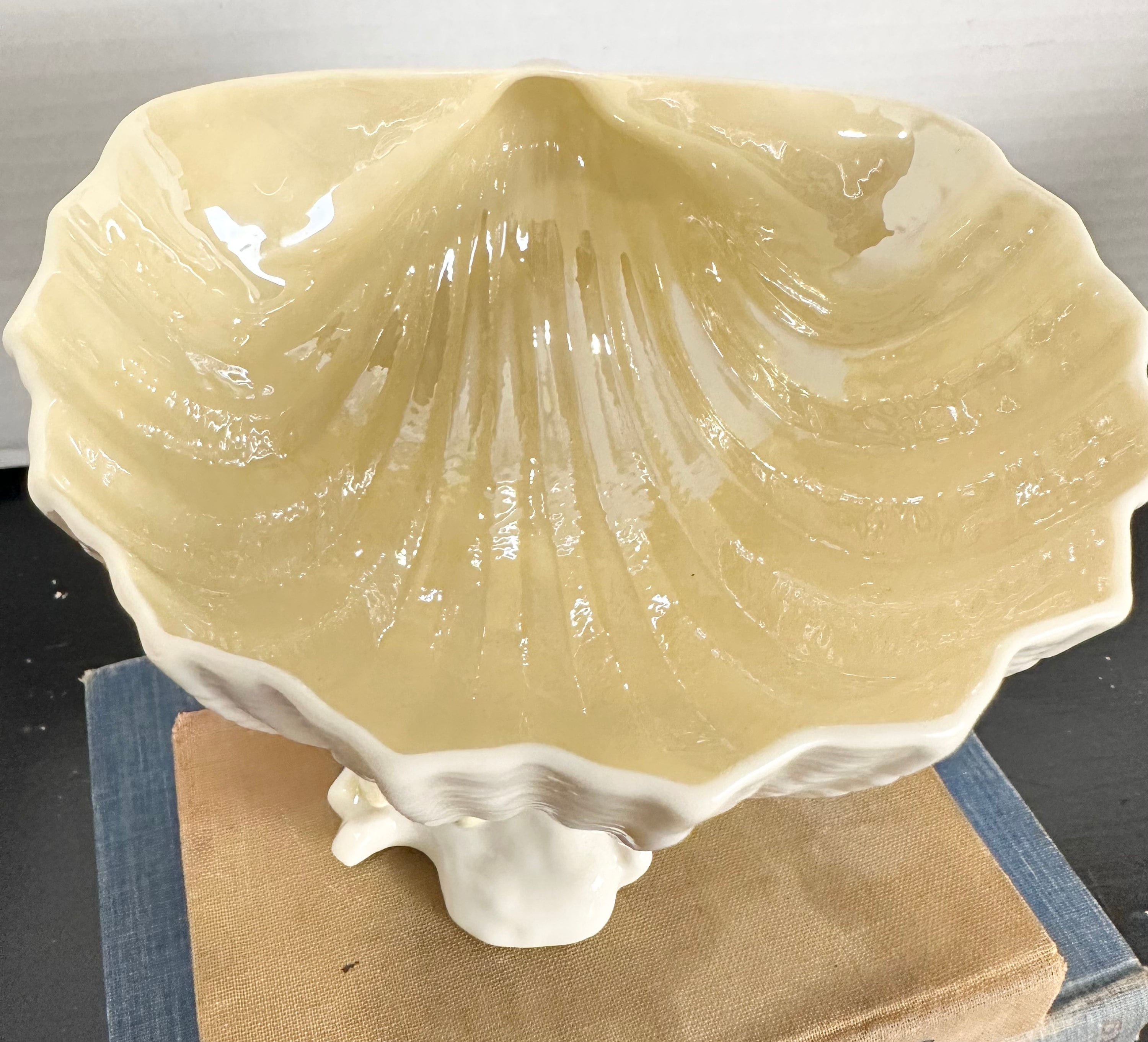 Belleek Cardium Shell Compote Dish Vase Display Vintage Belleek Belleek ...