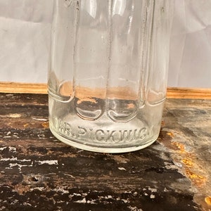 1930s Mr. Pickwick Vintage Vinegar Bottle Vintage Glass Decor - Etsy