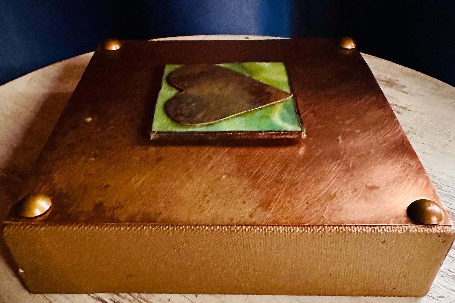 Handmade Copper Heart Art: 6"x6" C. Lizzy Design - Etsy