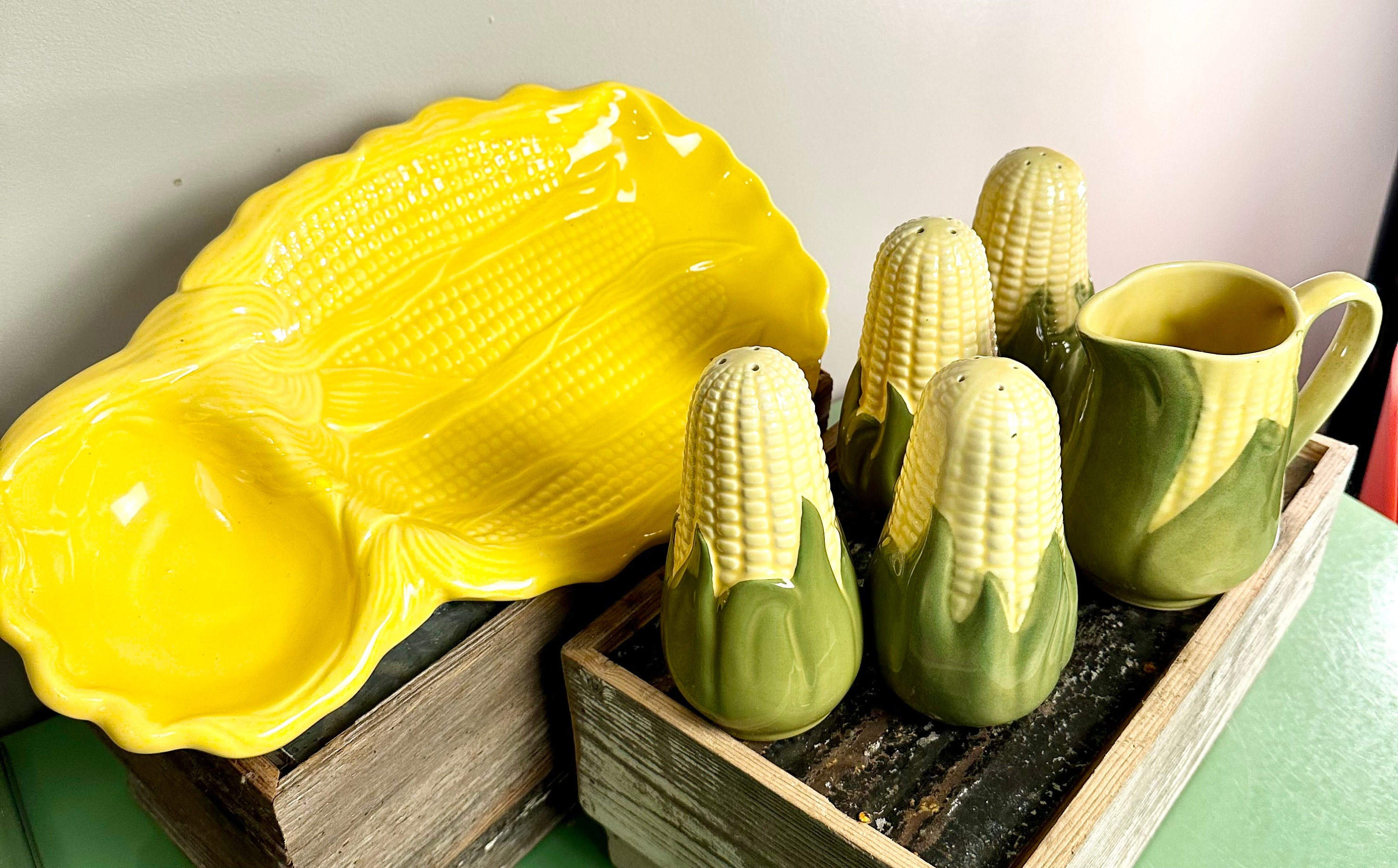 Corn on the Cob Party Serving Set, Vintage Shawnee, Cali Pottery - Etsy