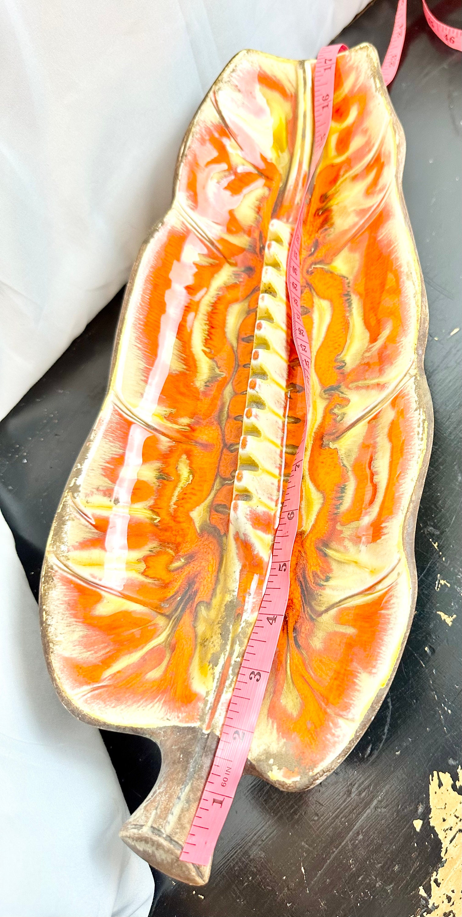 Vintage Palm Tree Pottery Tiki Modern Leaf Ashtray Serving - Etsy