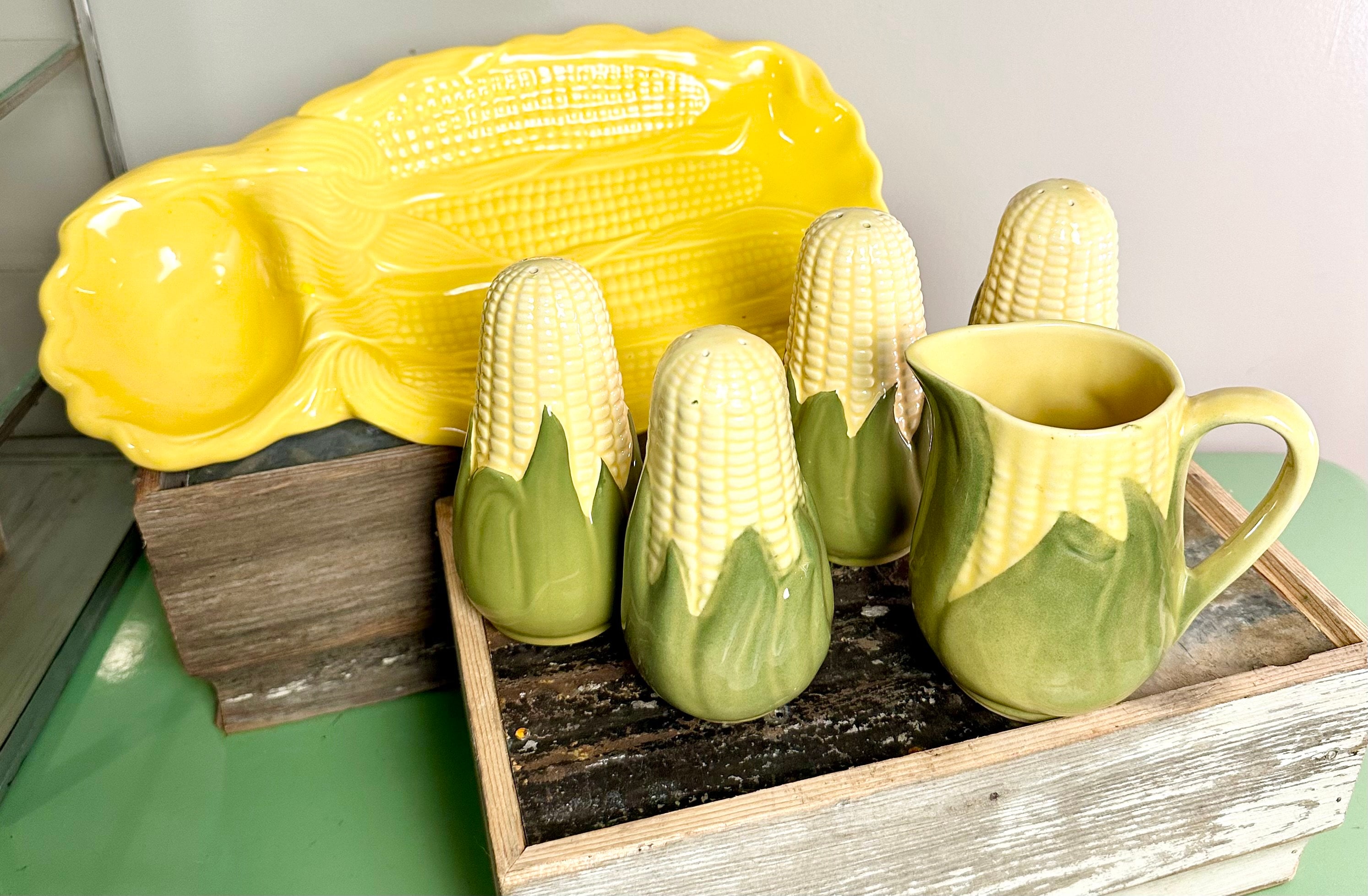 Corn on the Cob Party Serving Set, Vintage Shawnee, Cali Pottery - Etsy