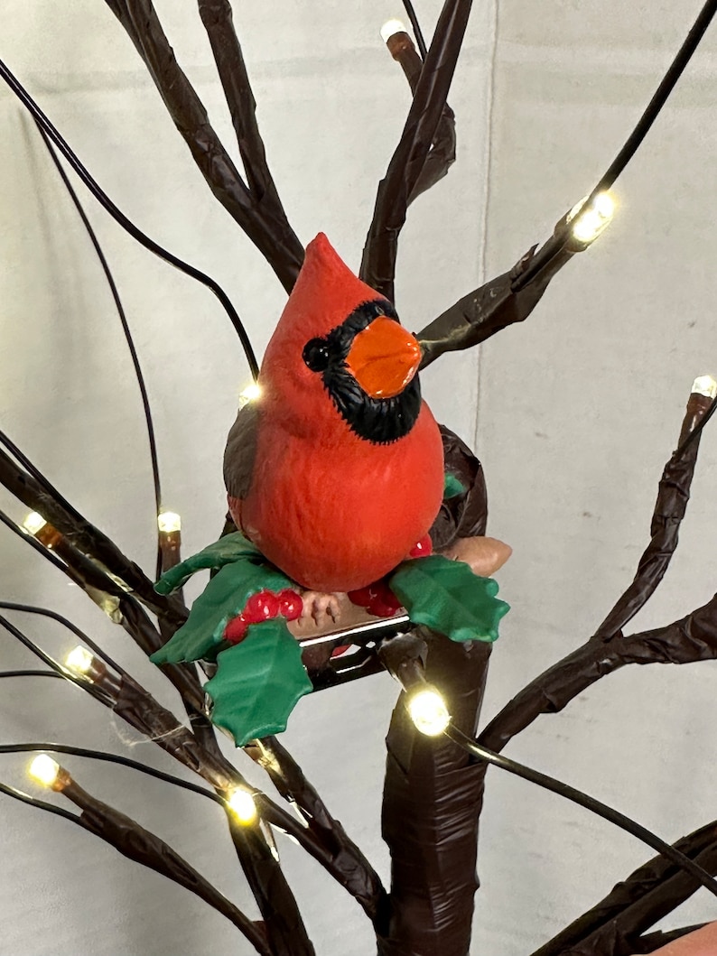 Hallmark Vintage Cardinal Ornament , Cardinal Clip on , Home Decor - Etsy