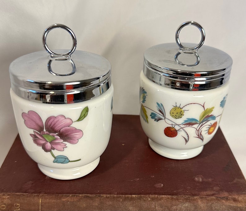 Royal Worcester Egg Coddler Pair Vintage Egg Coddlers - Etsy