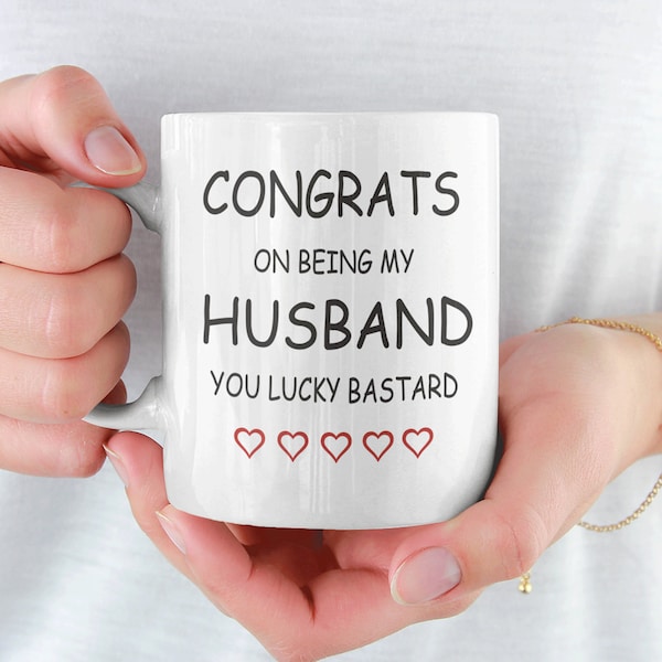 Lucky to Be My Husband - Etsy