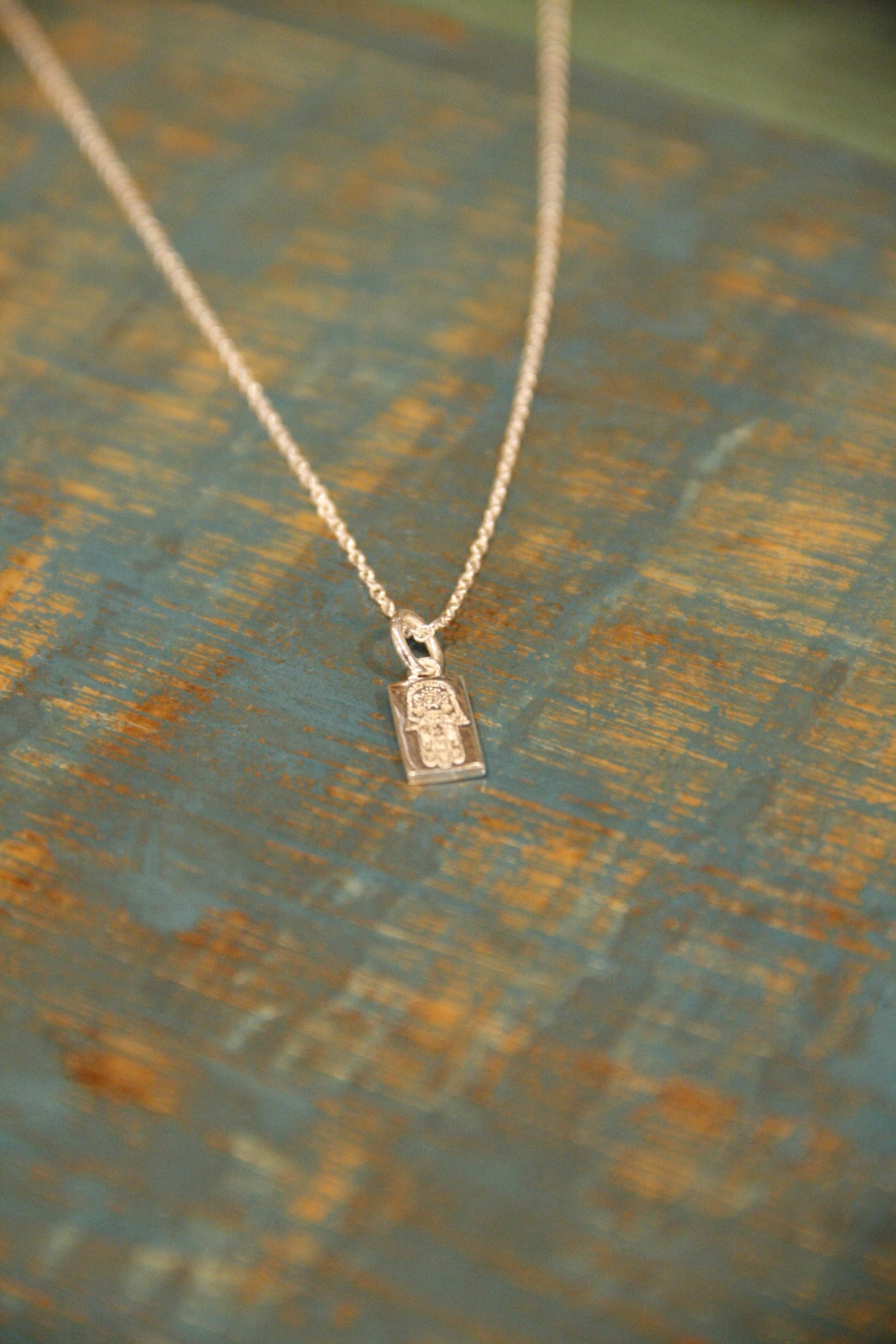 Delicate Hamsa Hand Necklace | Small Hamsa Hand Gift for Friends and ...