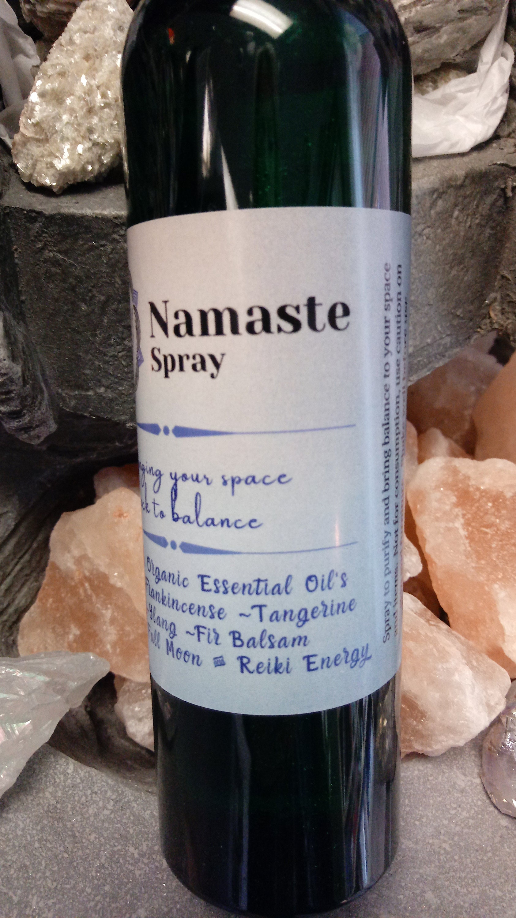 Namaste Room Spray: Organic Essential Oils, Reiki Healing - Etsy