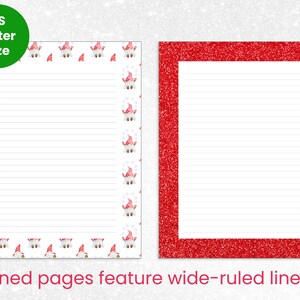 Printable Stationery: Festive Christmas Bundle | Letter-writing Paper ...