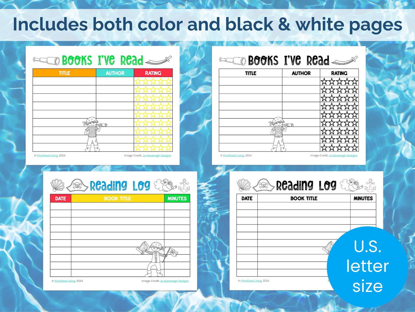 Reading Tracker Map Printable: Pirate Theme | Kids Reading Log ...