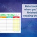 Space Theme Reading Tracker Map Printable: Kids Reading Log & Reward ...