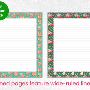 Printable Stationery: Festive Christmas Bundle | Letter-writing Paper ...
