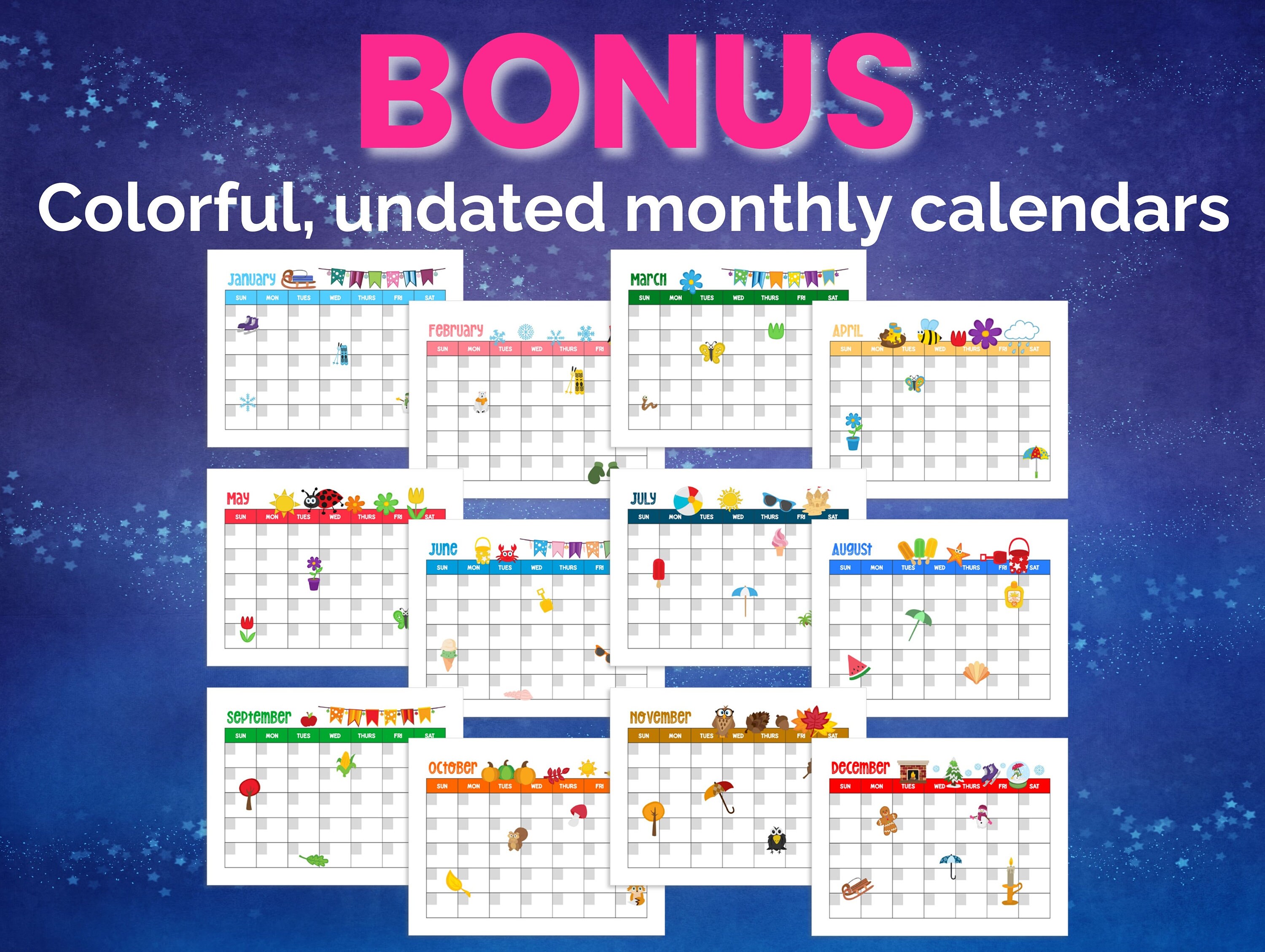 Space Theme Reading Tracker Map Printable: Kids Reading Log & Reward ...