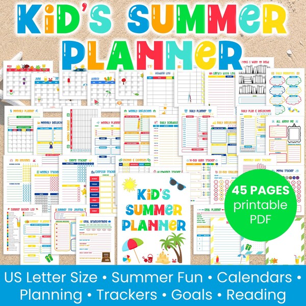 Summer Calendar - Etsy