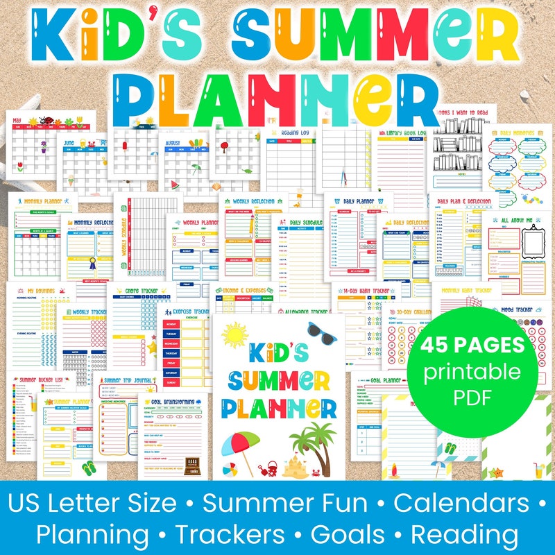 Summer Calendar - Etsy