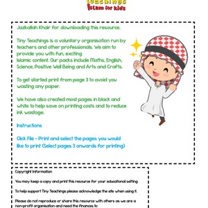 Islamic Art Children's Activity Book I Printable I Islamic Learning I ...