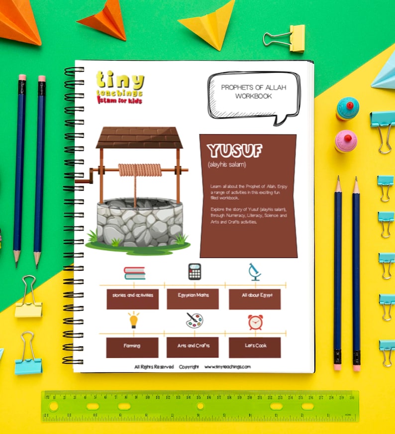 Prophet Yusuf Children's Activity Book I Printable I Islamic Learning I ...