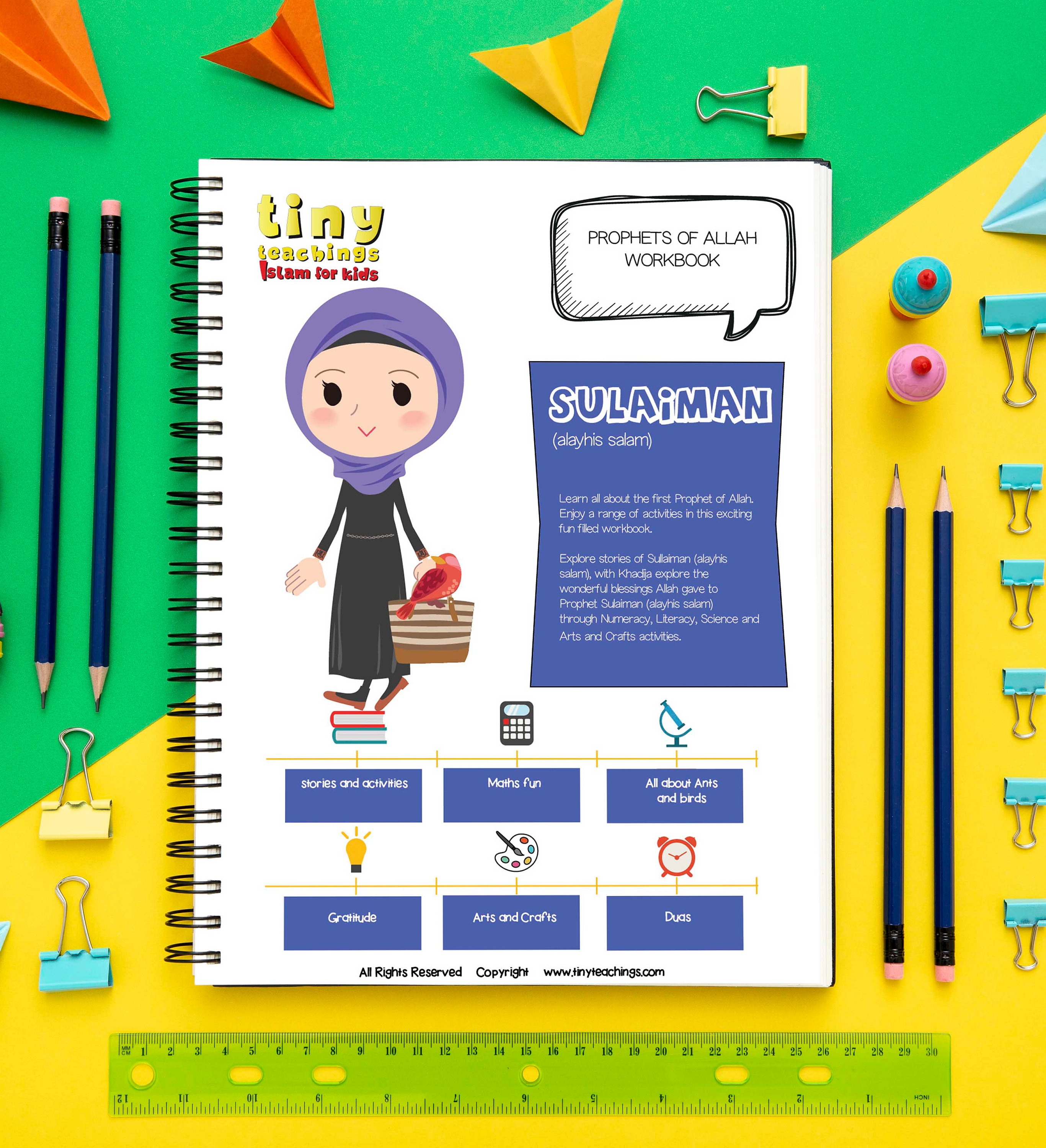 Prophet Sulaiman Children's Activity Book I Printable I Islamic ...
