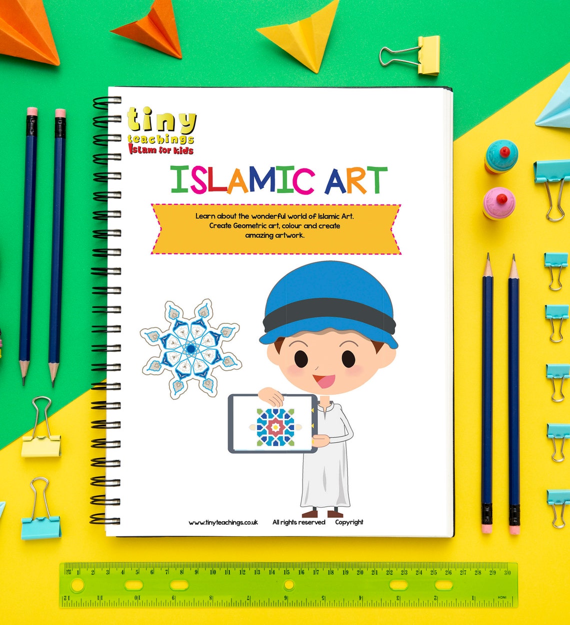 Islamic Art Children's Activity Book I Printable I Islamic Learning I ...
