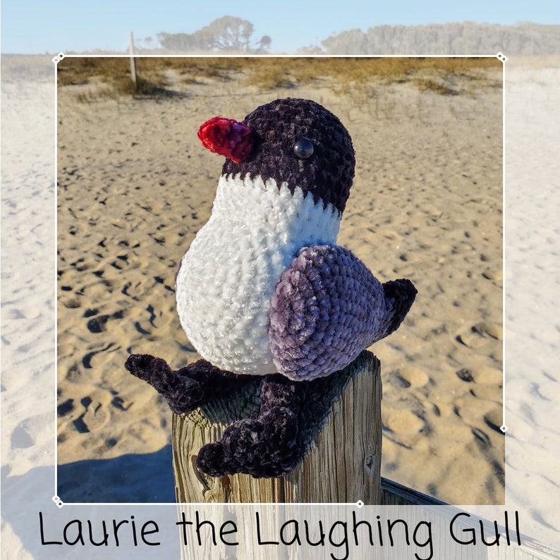 Suzie the Seagull and Laurie the Laughing Gull Crochet Patterns PDF ...