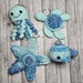 Baby Ocean Friends Keychain Bundle - PDF Pattern Download - Whale ...