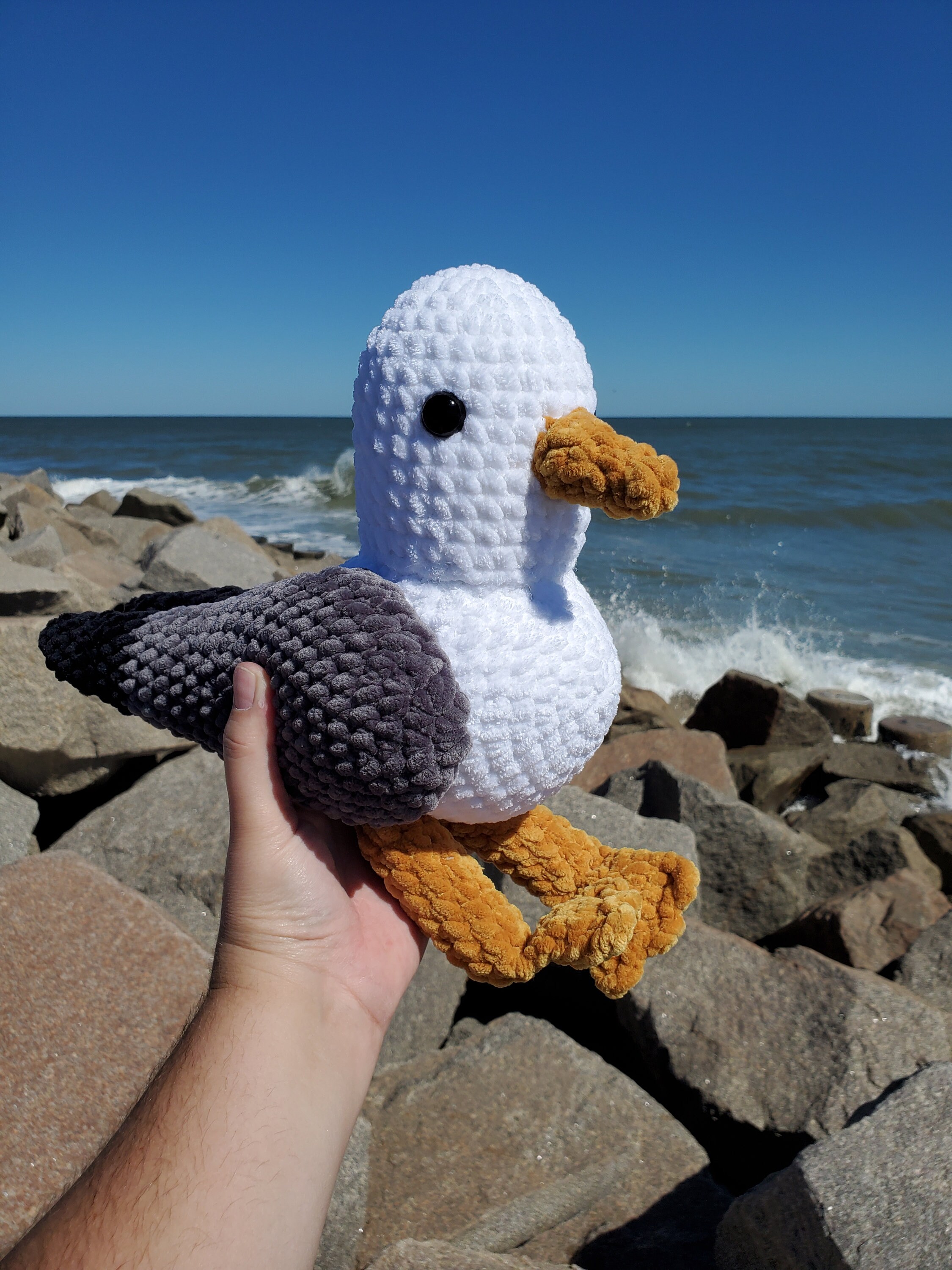 Suzie the Seagull and Laurie the Laughing Gull Crochet Patterns PDF ...