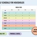 Editable Chores Schedule | Printable | Weekly, Rota Checklist ...