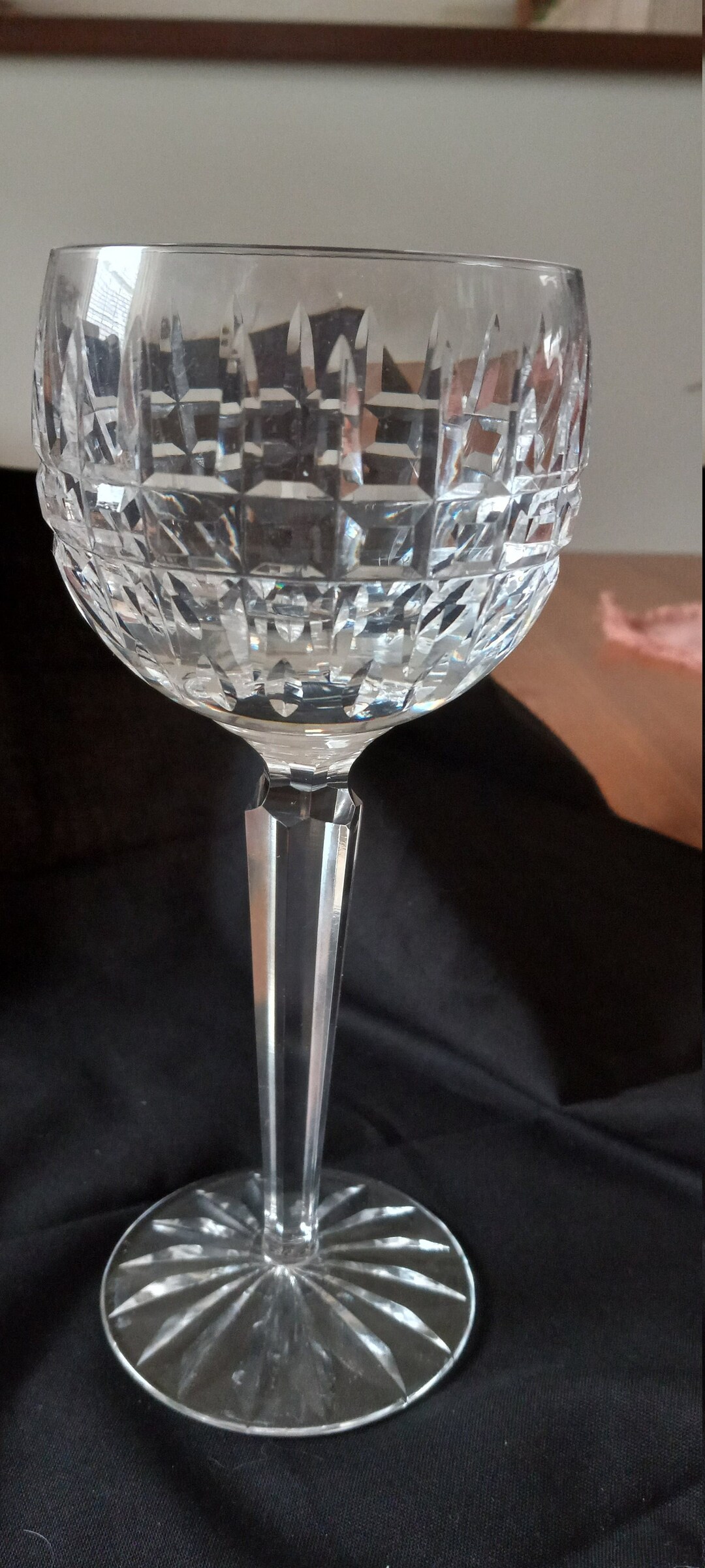Waterford Crystal Hock Wine Glass (cut), Glenmore Pattern, Set of 8 - Etsy