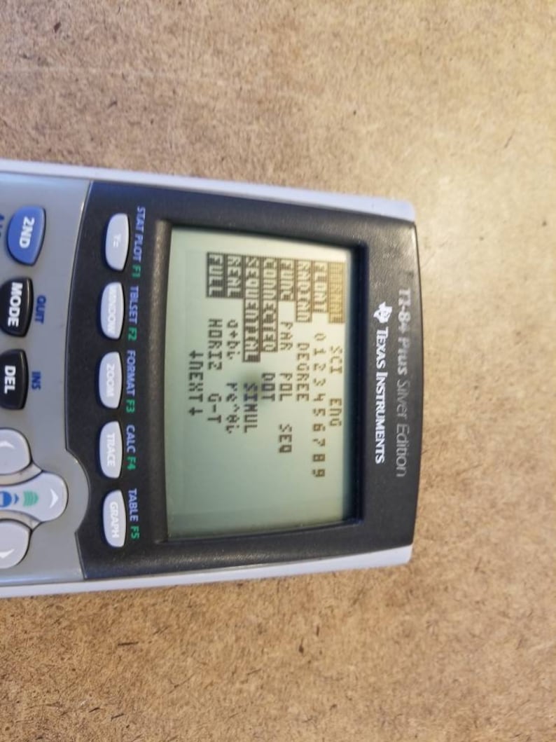 Ti 84 Plus Silver Graphing Edition - Etsy