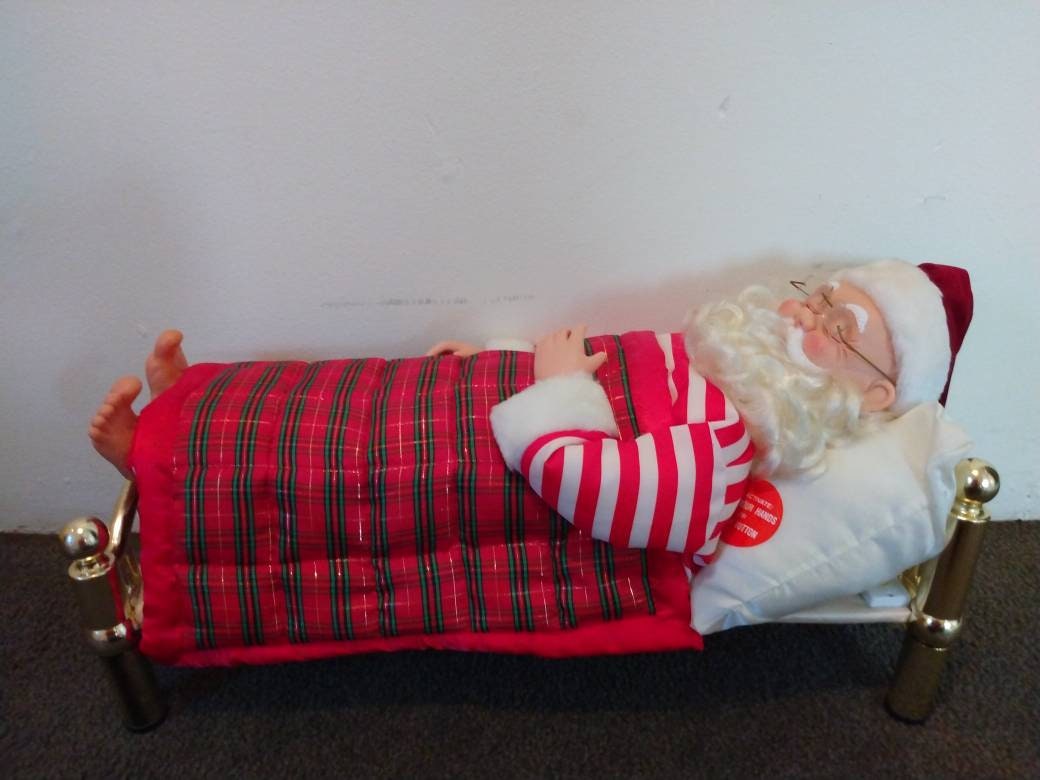 Sleeping Santa Claus - Etsy