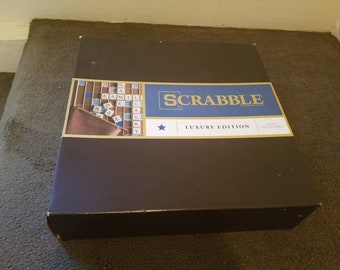 Scrabble in Box - Etsy