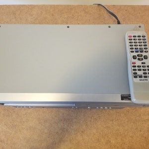Sanyo DVD VCR Combo Unit With Remote Control - Etsy