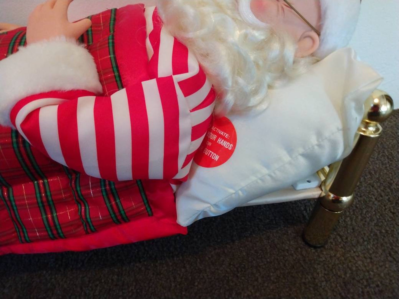 Sleeping Santa Claus - Etsy