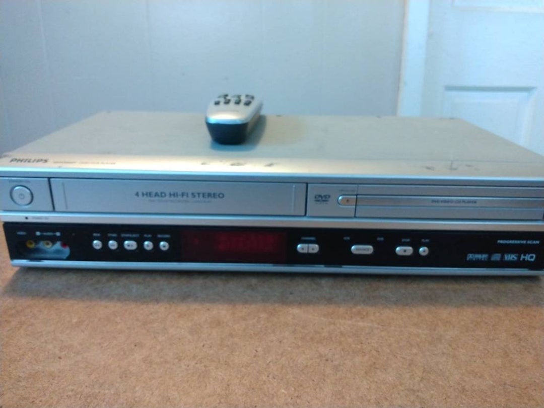 Philips DVD Player VCR Combo With Remote Control - Etsy Canada