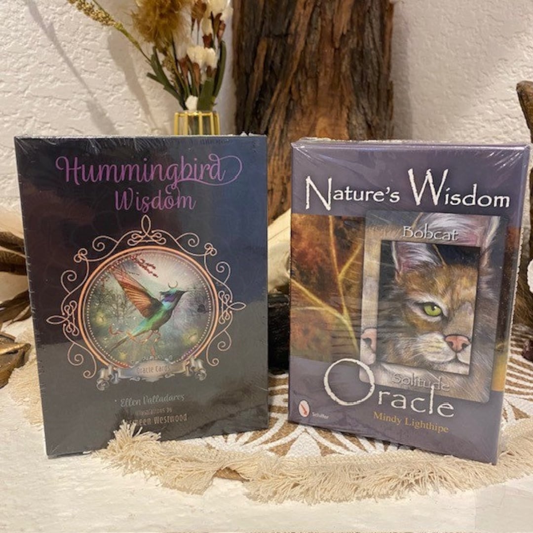 Nature's Wonder or Hummingbird Wisdom Oracle Deck, Nature Inspired ...