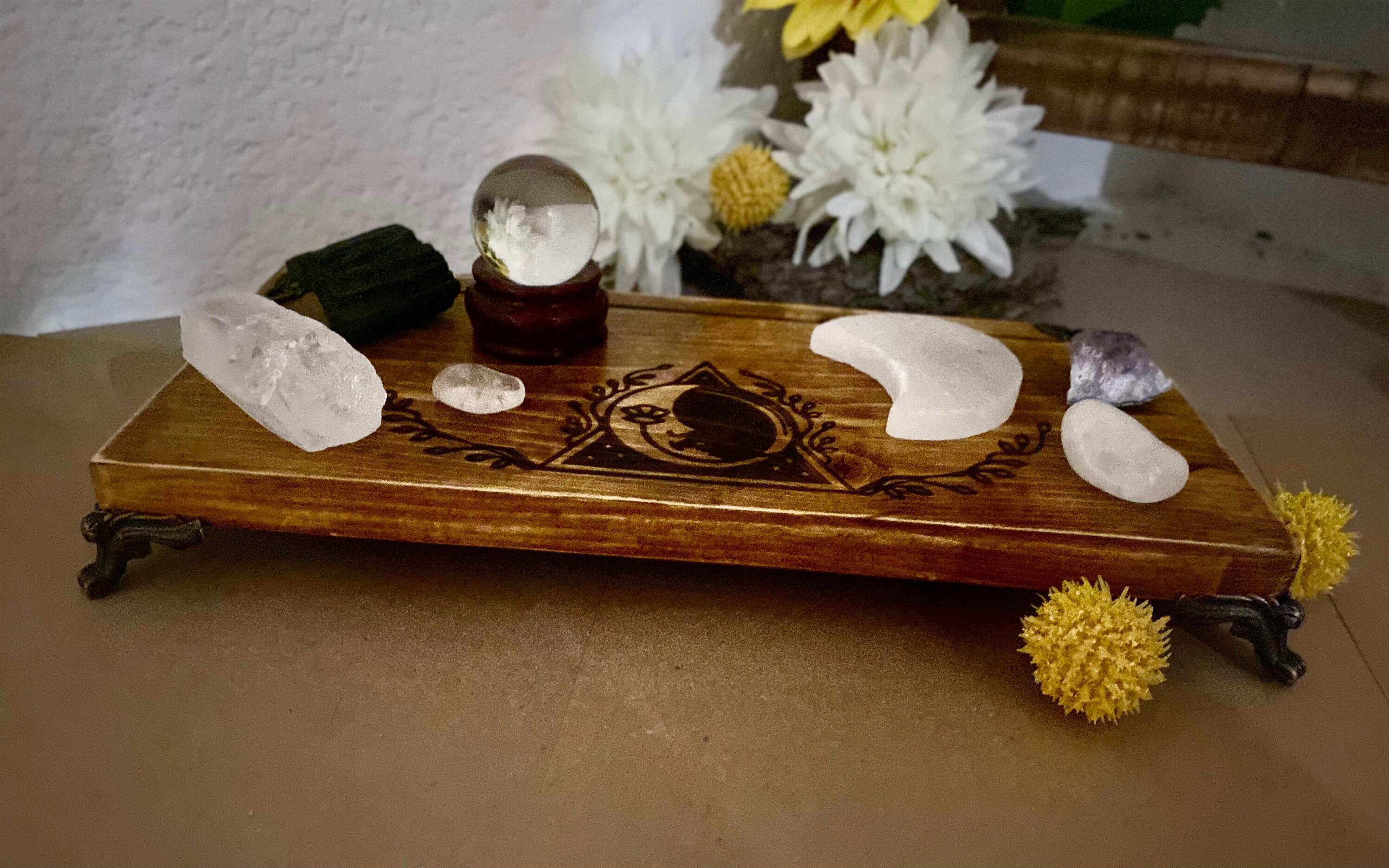 Altar Board Witchcraft Tools. Ritual Table Altar Offering | Etsy