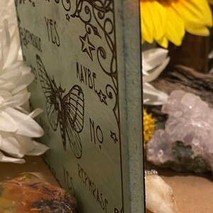 Moth, Pendulum Board, Divination, Altar, Scrying, Dowsing Board - Etsy