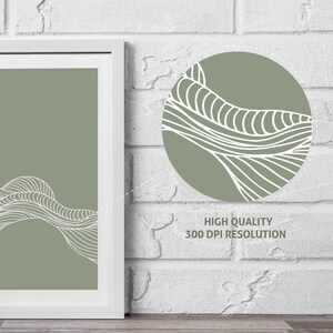 Neutral Modern Art Prints Set of 3, Minimal Nature Print, Home Decor ...