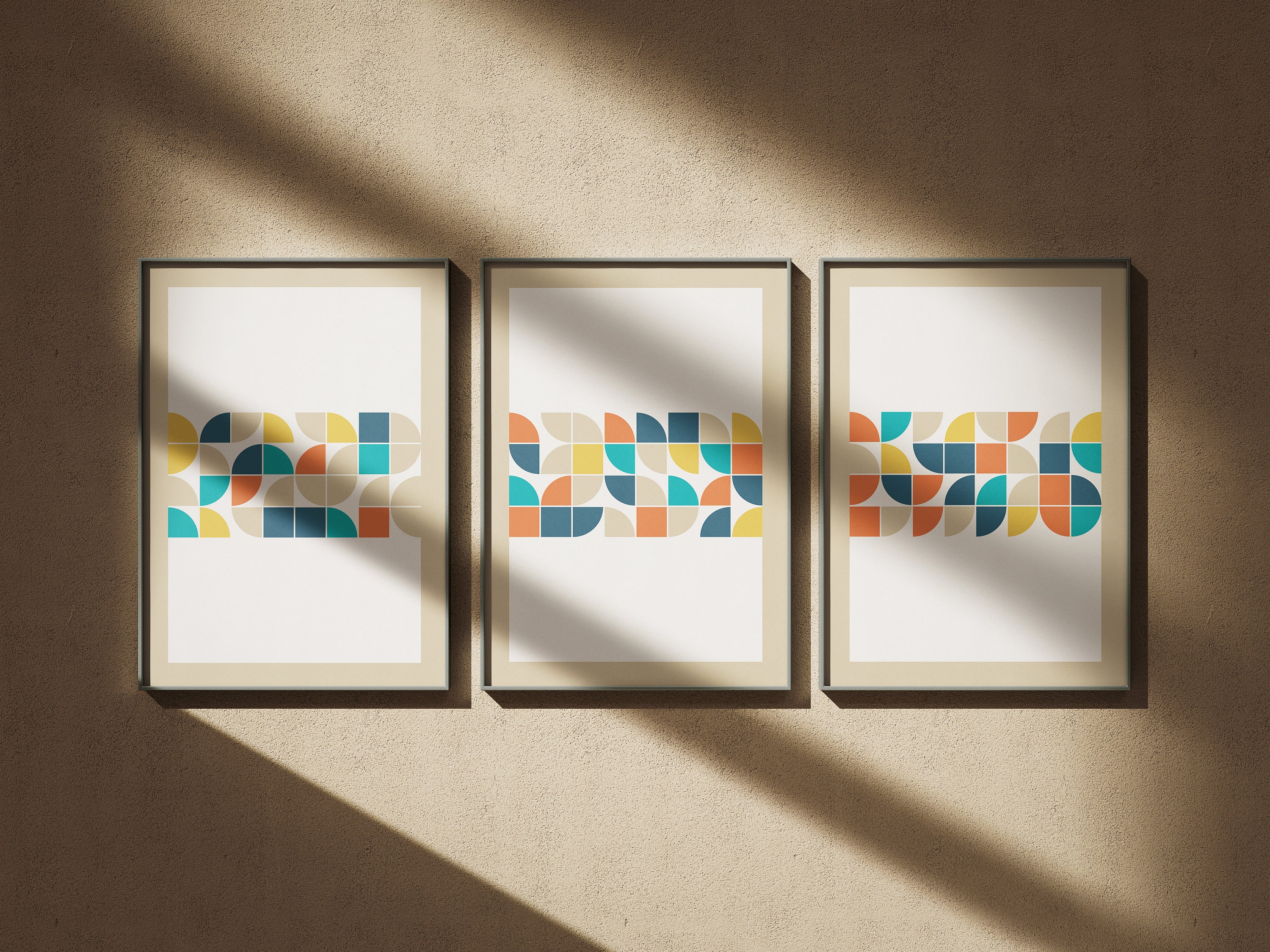 Bauhaus Style Art Prints, Printable Wall Art, Neutral Modern Art ...