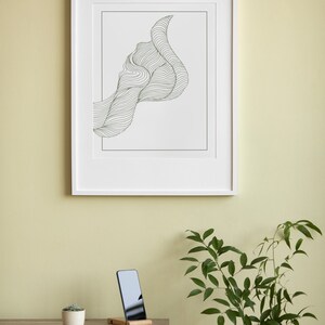 Neutral Modern Art Prints Set of 3, Minimal Nature Print, Home Decor ...