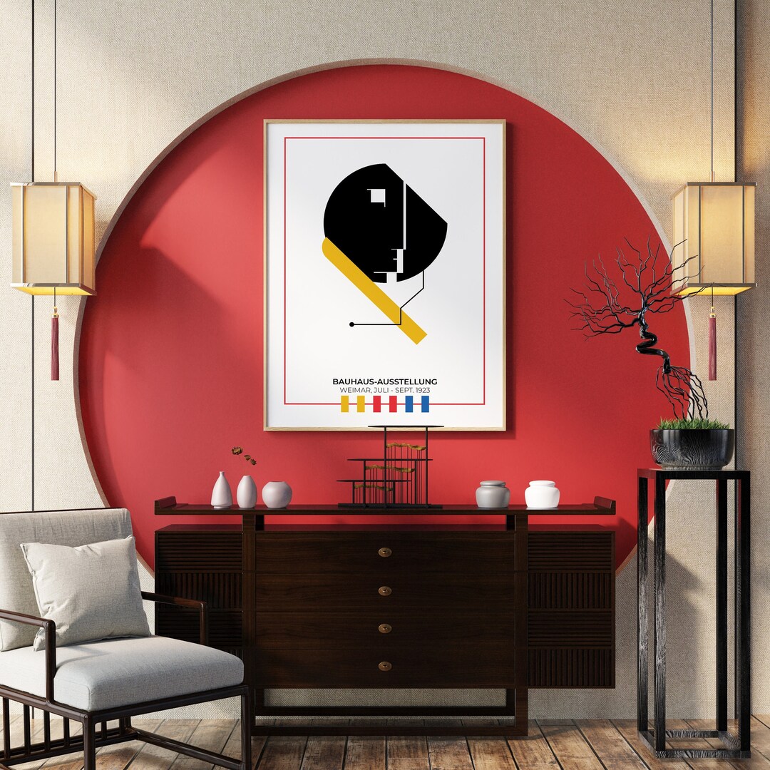 Bauhaus Style Art Prints, Printable Wall Art, Contemporary Modern Art ...