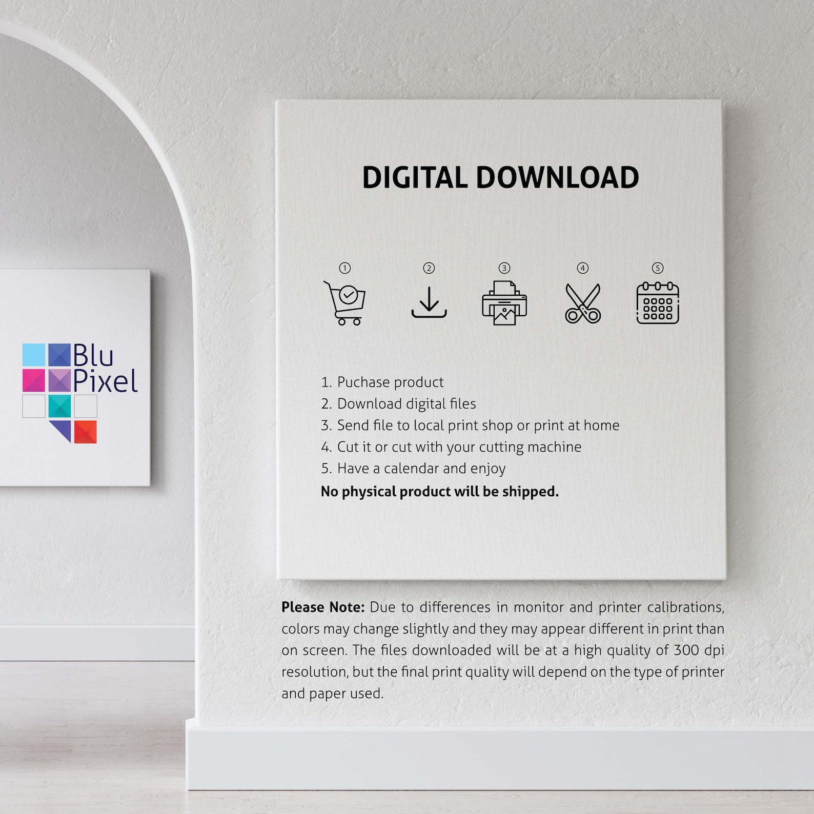 2026 Flower Desk Calendar PNG Floral Desktop Calendar Gift SVG for ...