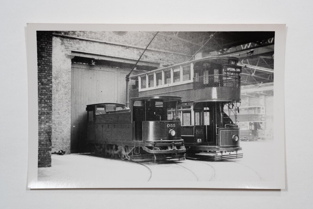 West Ham Depot Railgrinder Wagon Old London Tram Photo Series b7 - Etsy
