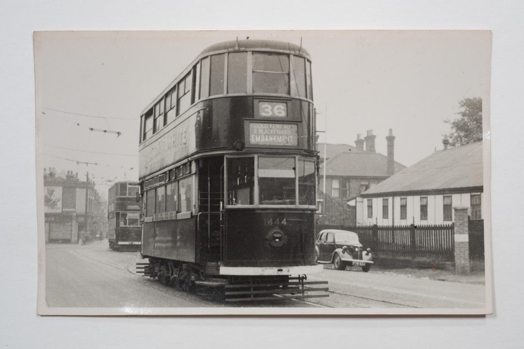 Abbey Wood - Old London Tram Photo Series (b7) - Etsy